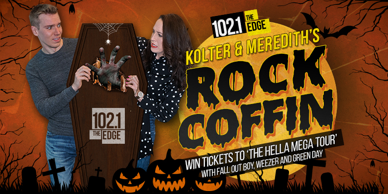 Kolter And Meredith’s Hella Mega Rock Coffin | 102.1 the Edge