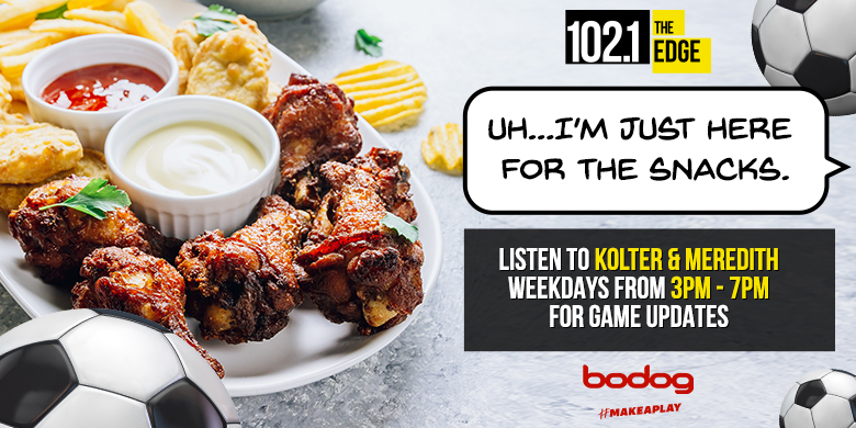 102.1 the Edge | Just Here For The Snacks