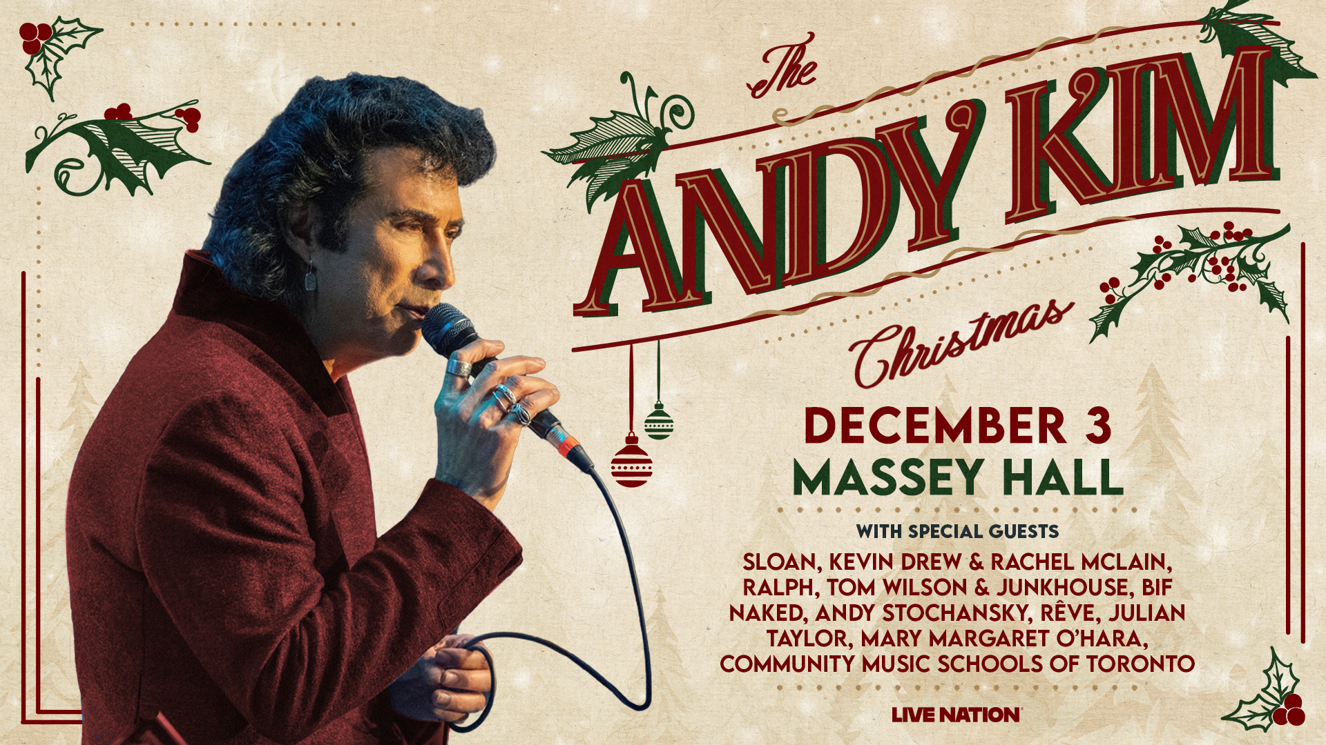 The Andy Kim Christmas 2025 | 102.1 the Edge